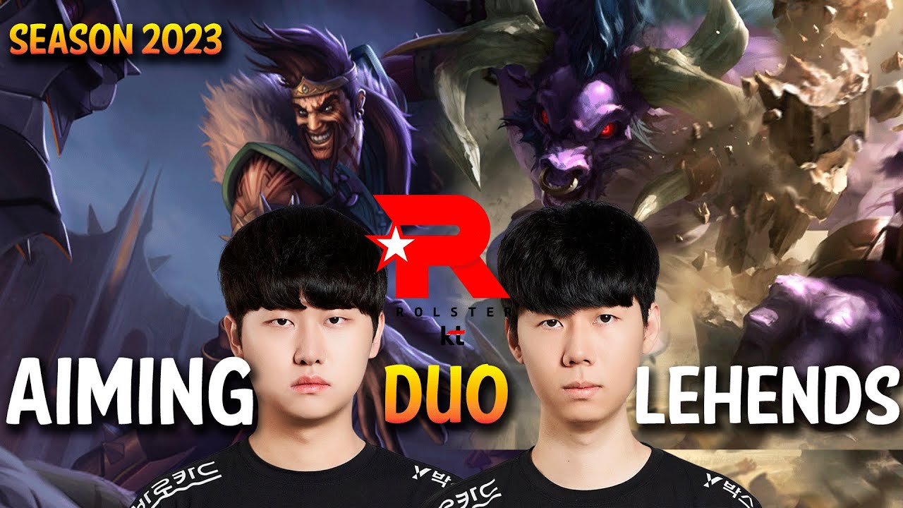 KT Aiming + KT Lehends DUO - Aiming DRAVEN ADC, Lehends ALISTAR Support ...