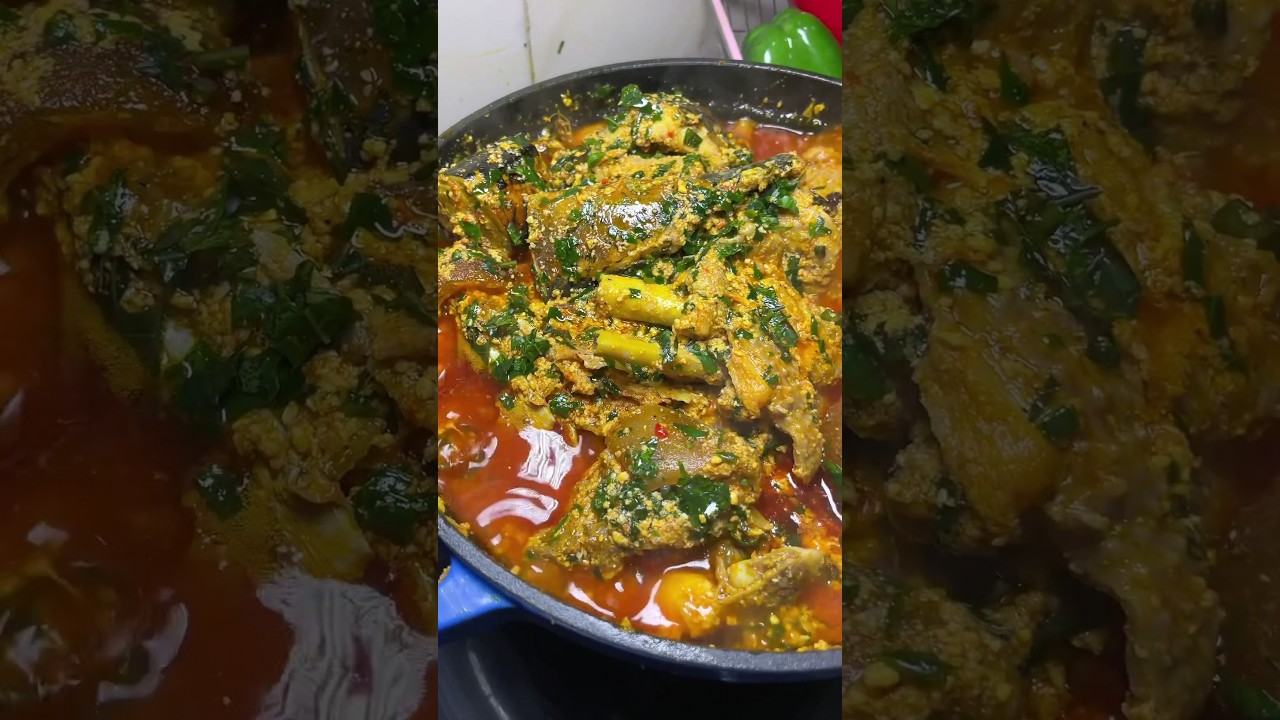 How to cook egusi soup with ugu leaf 2024 - YouTube