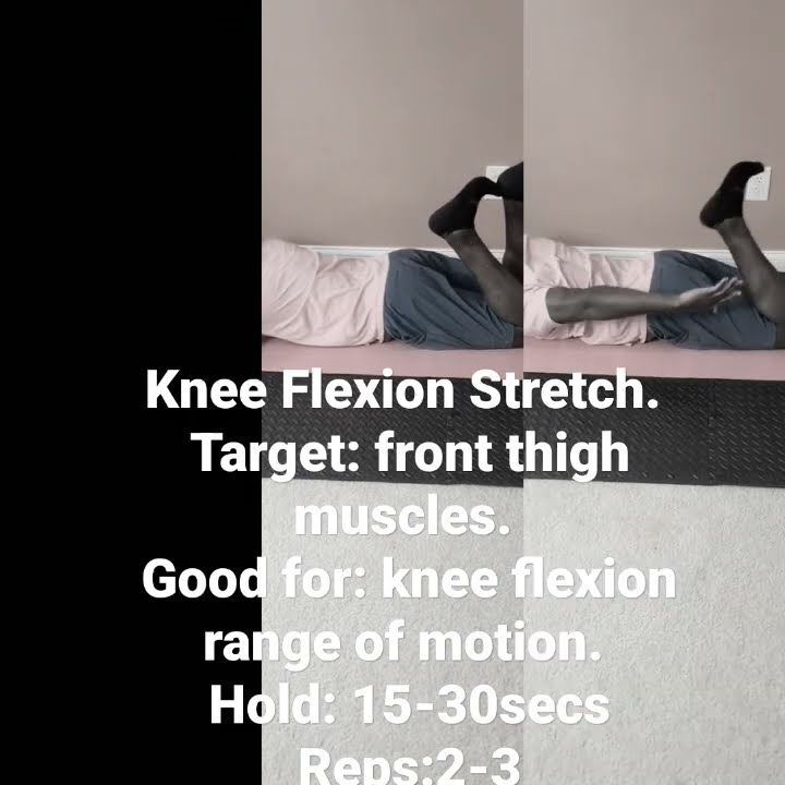 Knee Flexion Stretch - YouTube