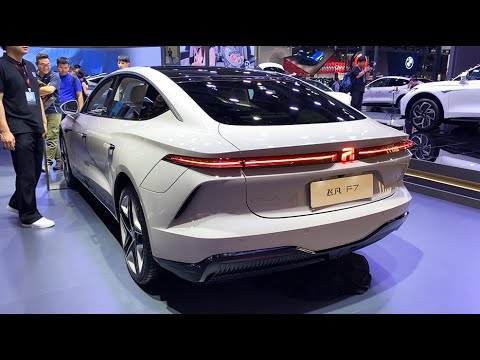 2024 SAIC ROEWE RISING F7 EV Walkaround—2024 Beijing Motor Show - YouTube