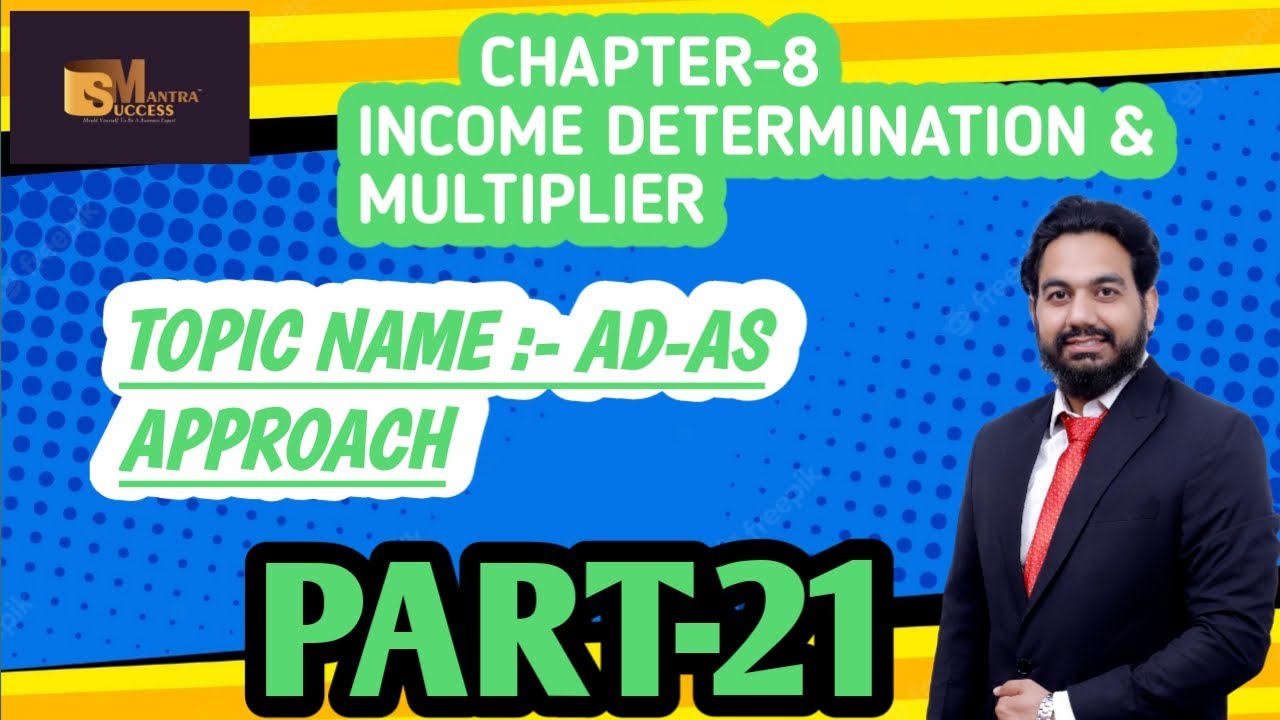 EQUILIBRIUM|| AD-AS APPROACH|| S-I APPROACH|| CHAPTER-8 INCOME ...