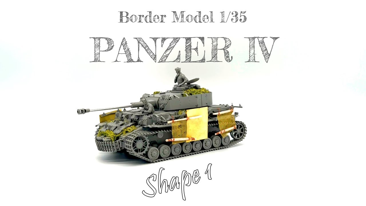 1/35 Border Model PANZER Ⅳ【Tank Model build】#howtomake #modelmaking # ...