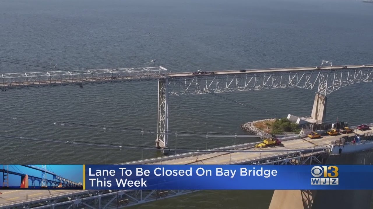 Lane To Be Closed On Bay Bridge This Week - YouTube