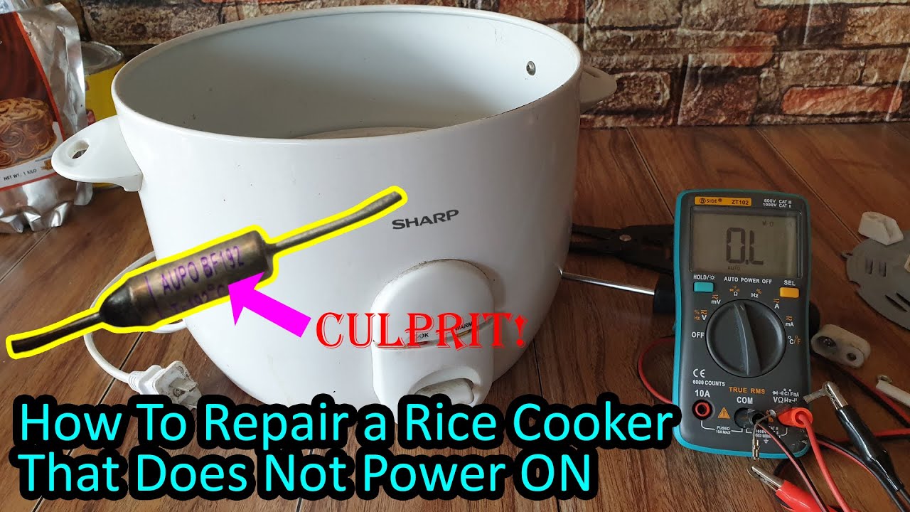 How To Repair a Rice Cooker That Does Not Power ON - YouTube