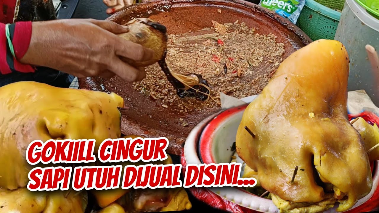 PELANGGANNYA SAMPAI DARI JAKARTA‼️RUJAK CINGUR SAPI UTUH SUPER TEBAL ...