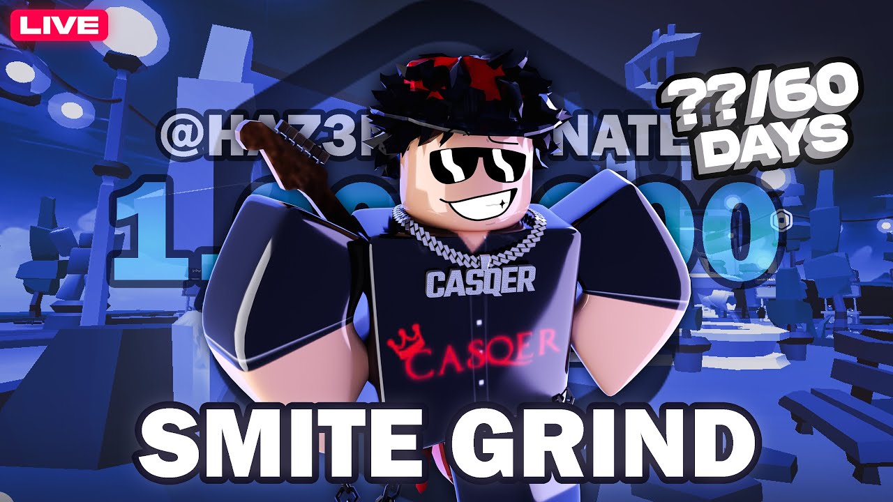 🔴LIVE PLS DONATE🔴SMITE GRIND DAY 8/60 + DONATING ROBUX TO VIEWERS💸 ...