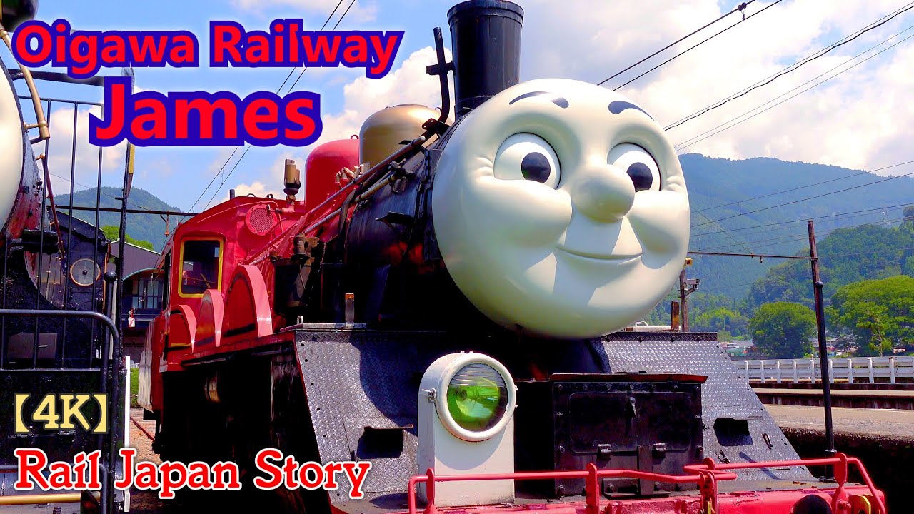 James with Hiro & Percy from Thomas & Friends at Senzu Station, Oigawa ...