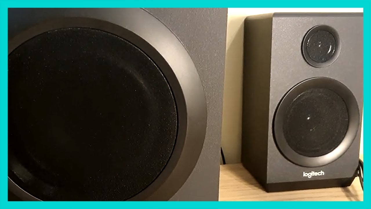 Logitech z333 speakers. They are less than meets the eye. - YouTube