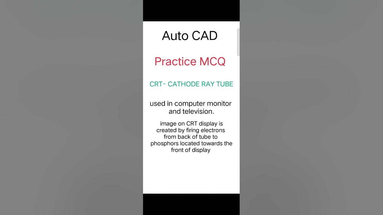 Auto cad theory and MCQ #tpa #autocad #tcs_pattern - YouTube