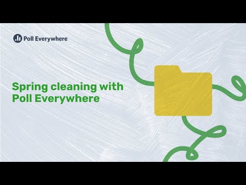 Spring cleaning with Poll Everywhere | Webinar - YouTube