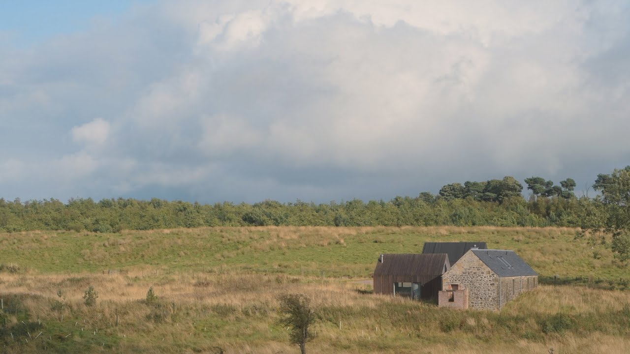 Cuddymoss house designed "to sit in harmony" with ruin in Scotland ...