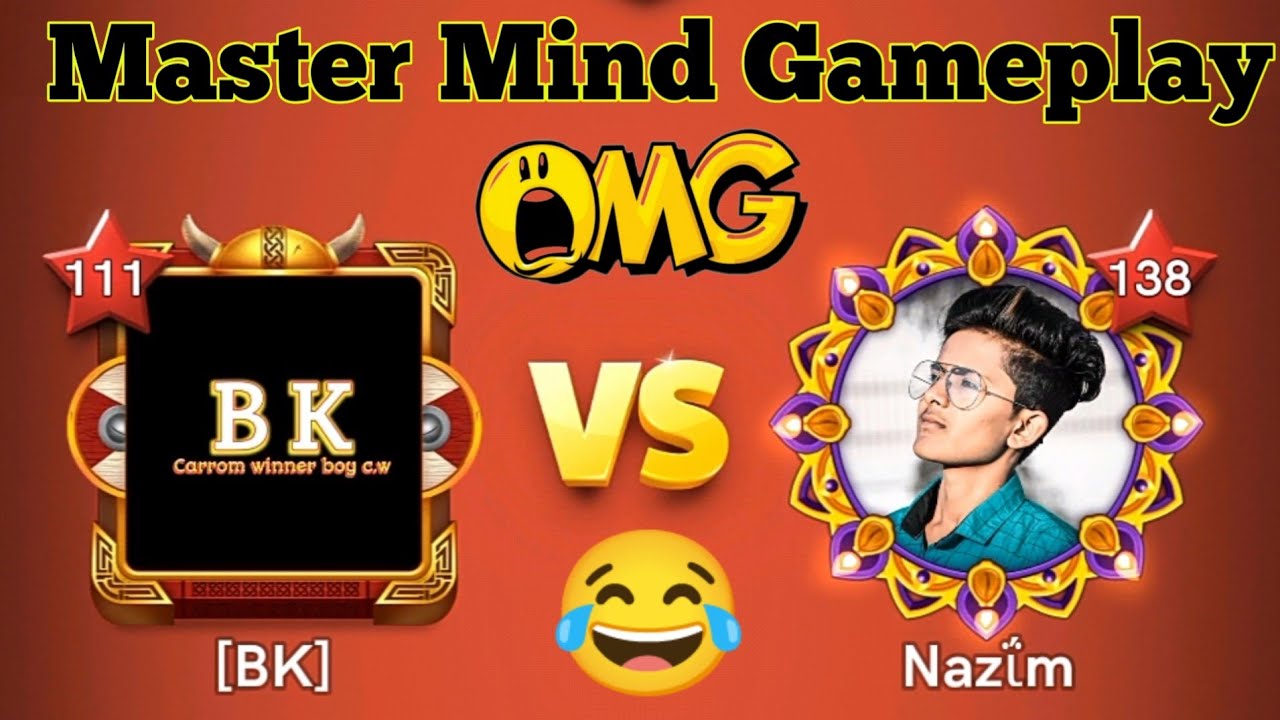 💥 Bk V/s @gamingnazim Master Mind Gameplay ⭐ Carrom Pool 💥 - YouTube