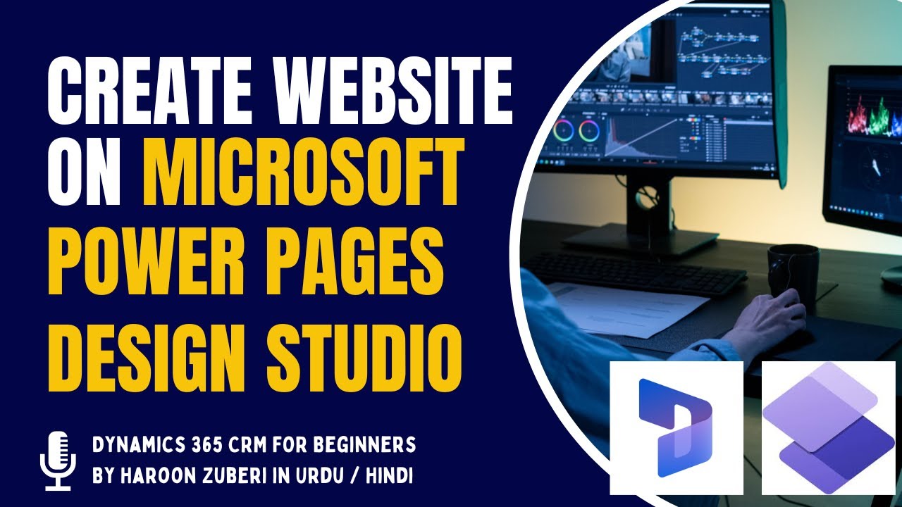 Create Website in Microsoft Power Pages Design Studio in Hindi - YouTube