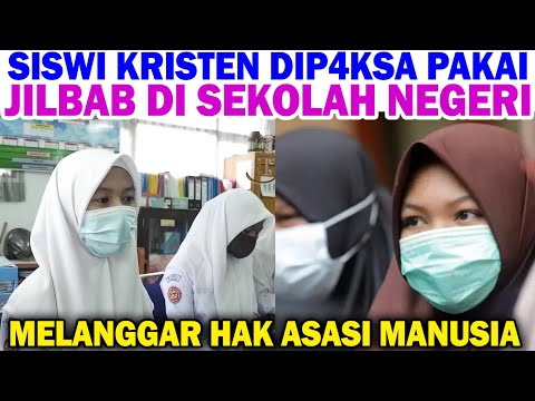 SISWI KRISTEN DIPAKSA PAKAI JILBAB DI SEKOLAH NEGERI #reactiontiktok