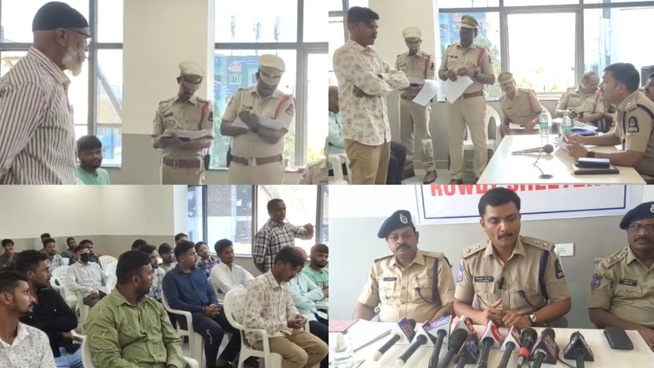Santosh Nagar division rowdy sheeters counseling by South East Zone DCP ...