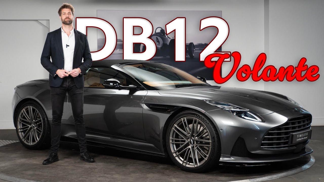 Roof Down Luxury! - This Aston Martin DB12 Volante is INCREDIBLE - A ...