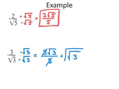 Rationalizing Radical Expressions - YouTube