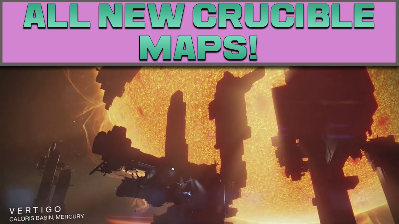 DESTINY - TTK ALL 8 NEW CRUCIBLE MAPS! - YouTube