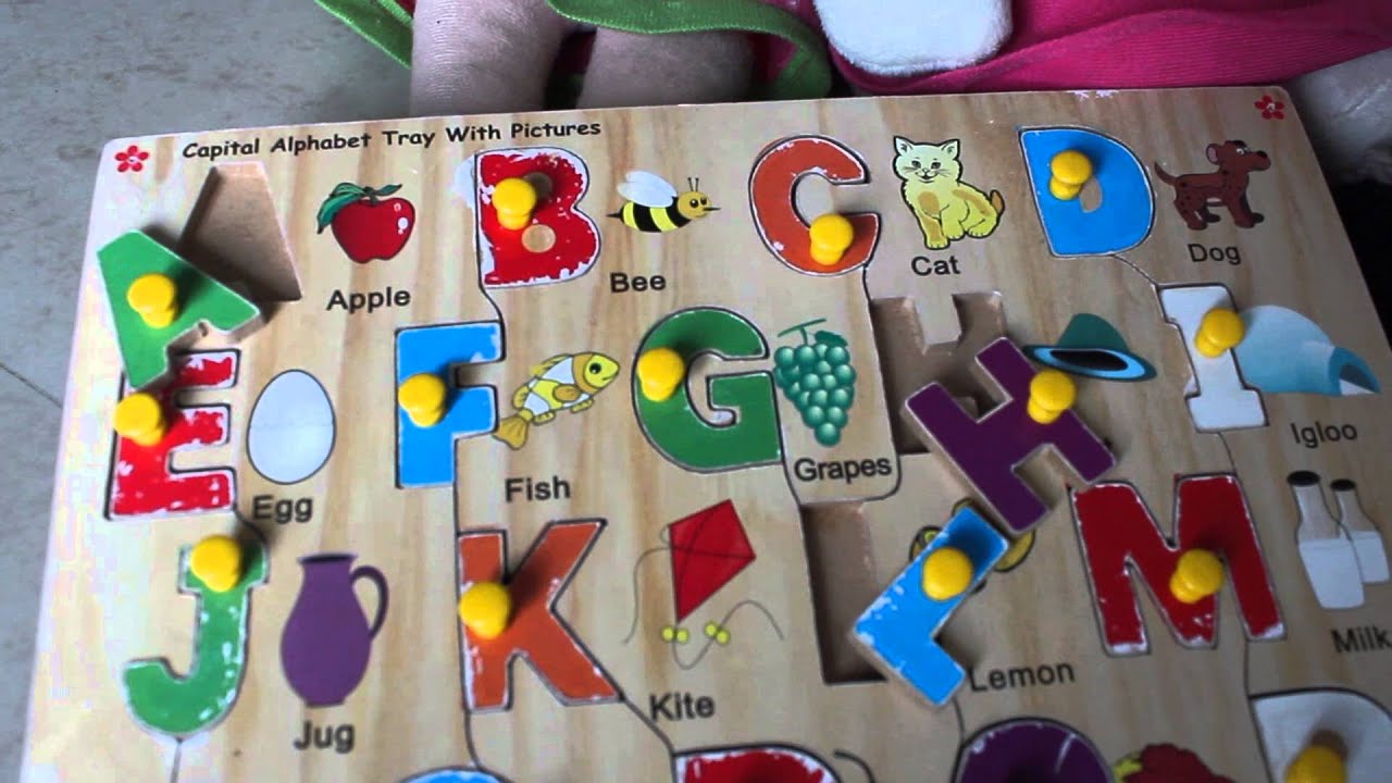 Skillofun Capital Alphabet tray - YouTube