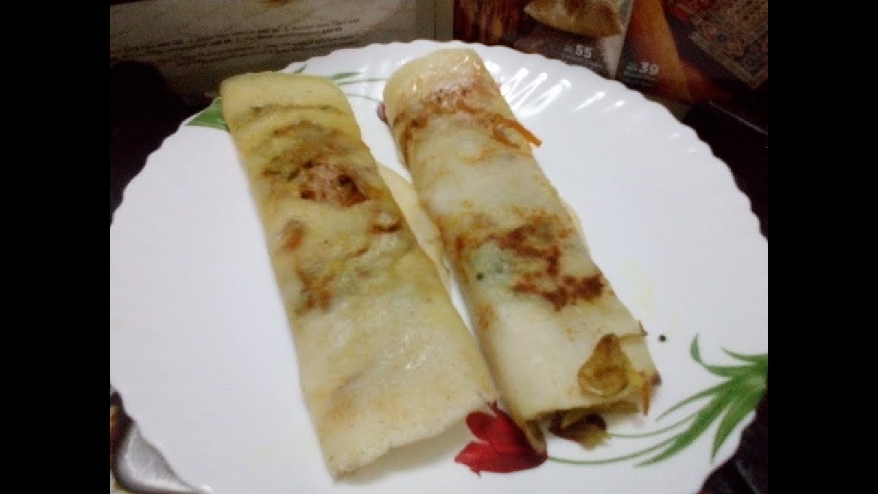 dosa spring roll kerala recipe - YouTube