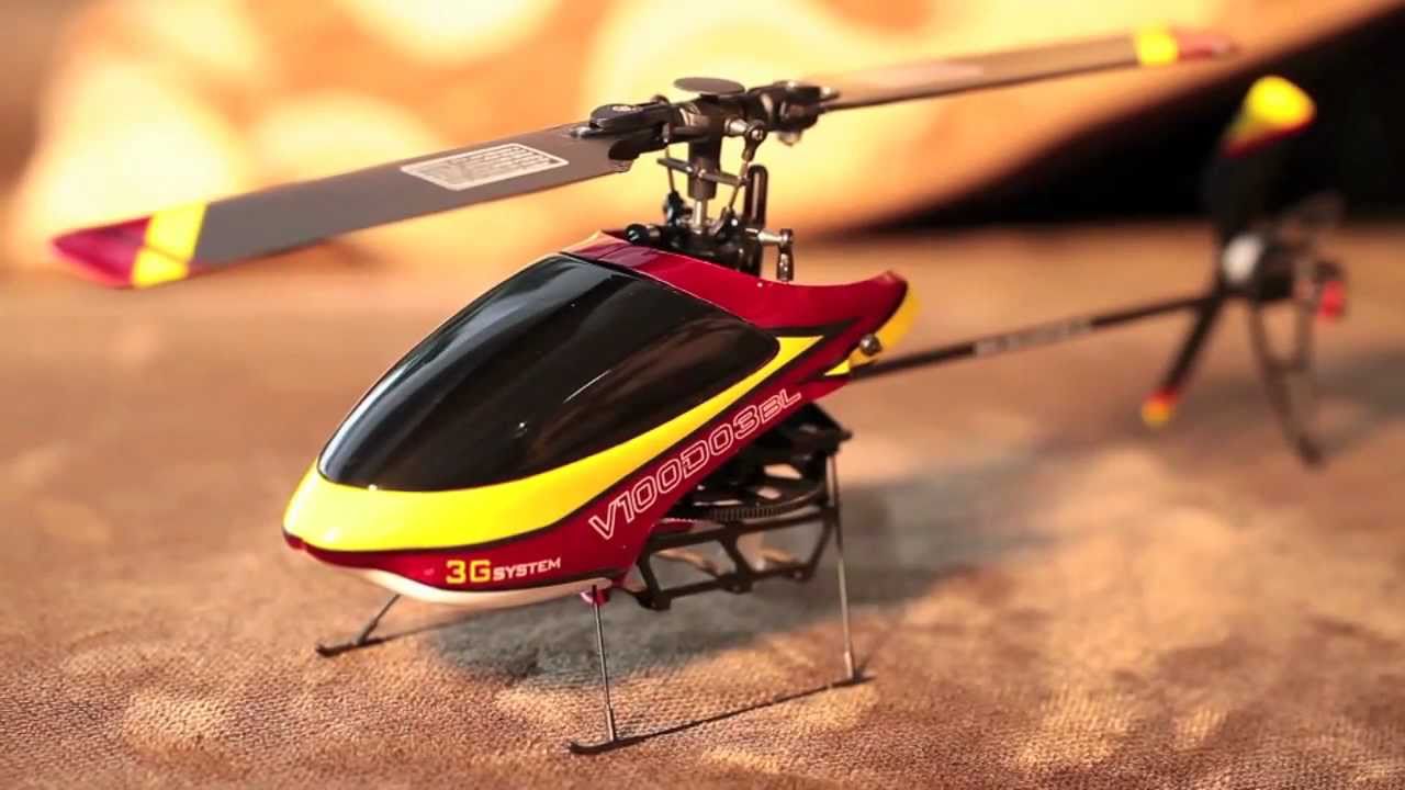 Walkera HM V100D03BL Helicopter Test Flight 01 - YouTube
