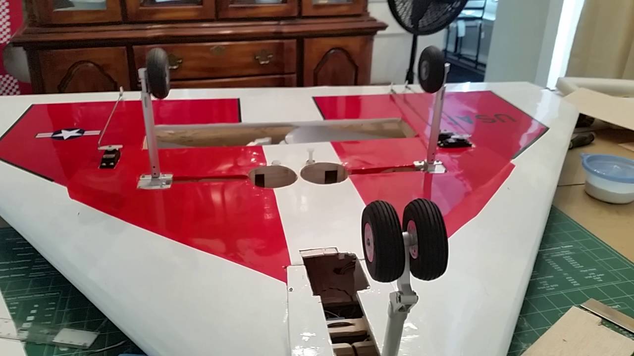RC - Balsa USA Enforcer Upgraded Retracts - YouTube