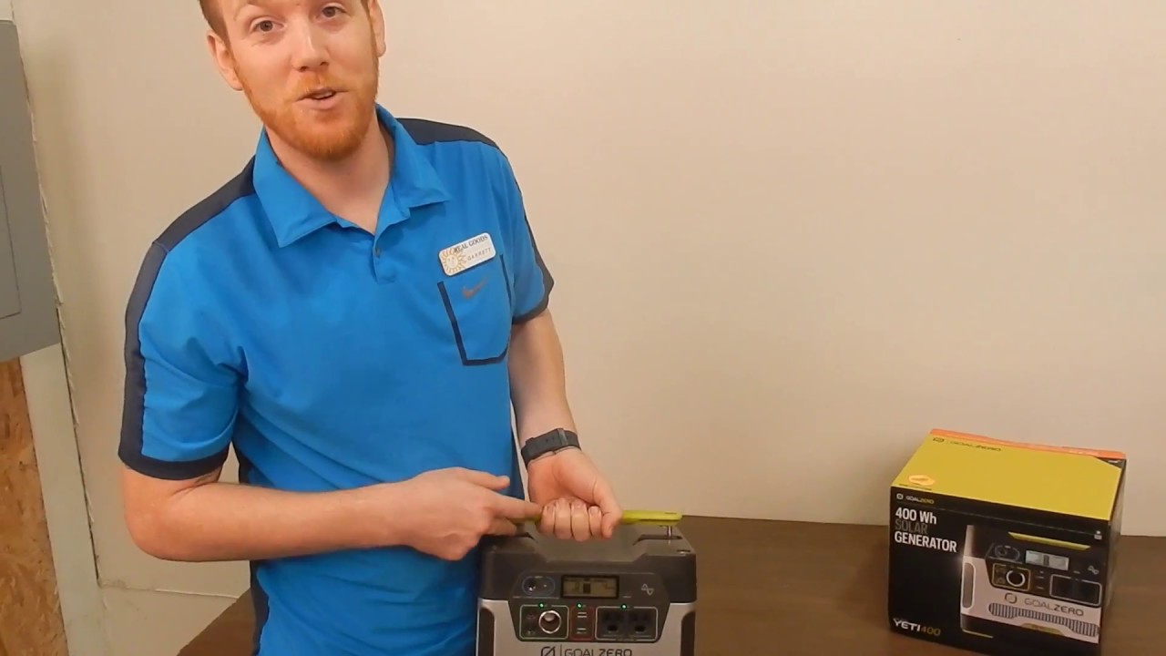 Goal Zero Yeti 400 Backup Generator Review - YouTube