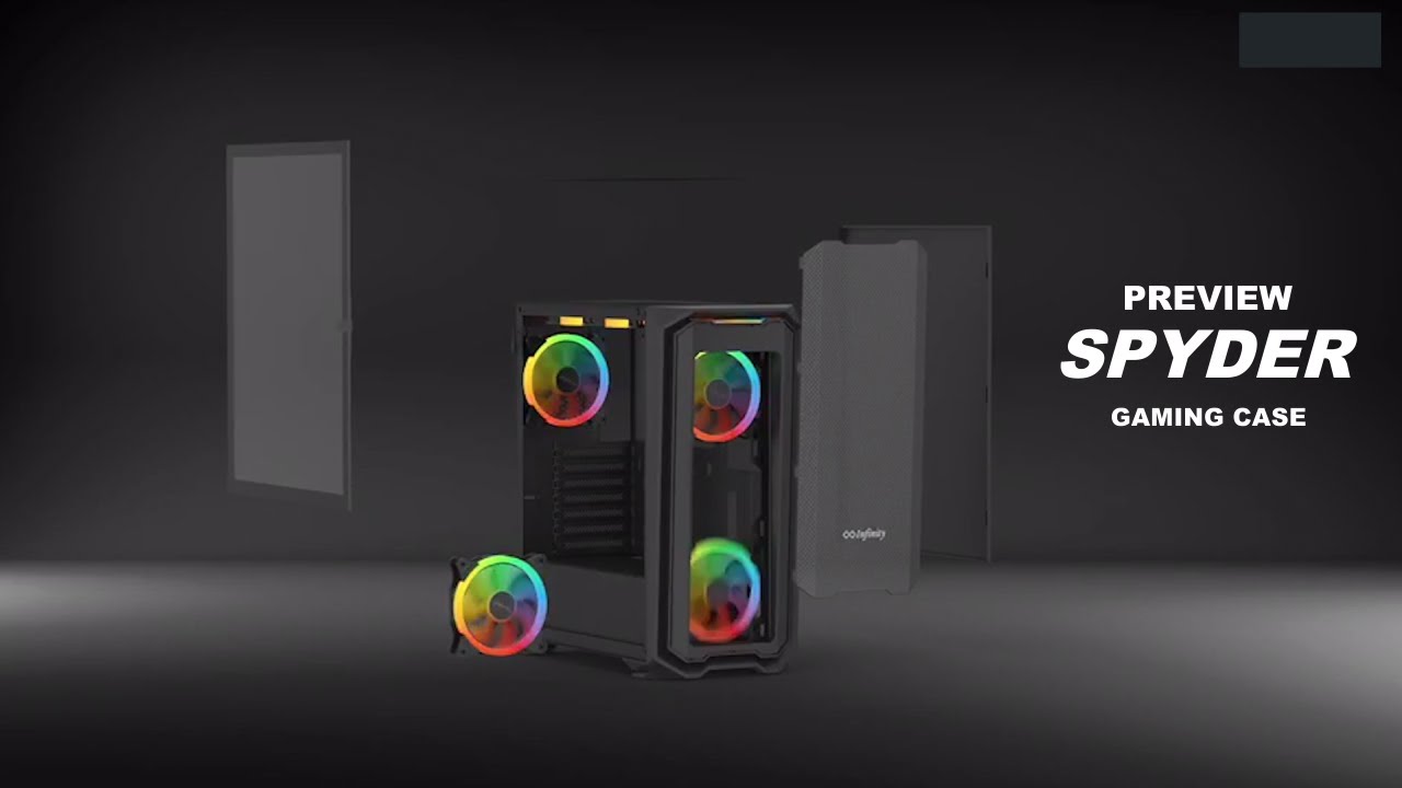 PREVIEW CASE GAMING INFINITY SPYDER - YouTube
