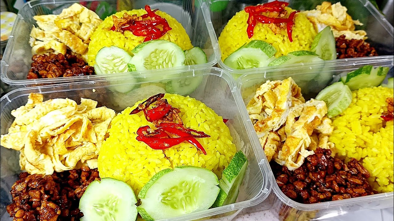 TERLALU ENAK..... RESEP LENGKAP NASI KUNING ini Jadi Rebutan... - YouTube