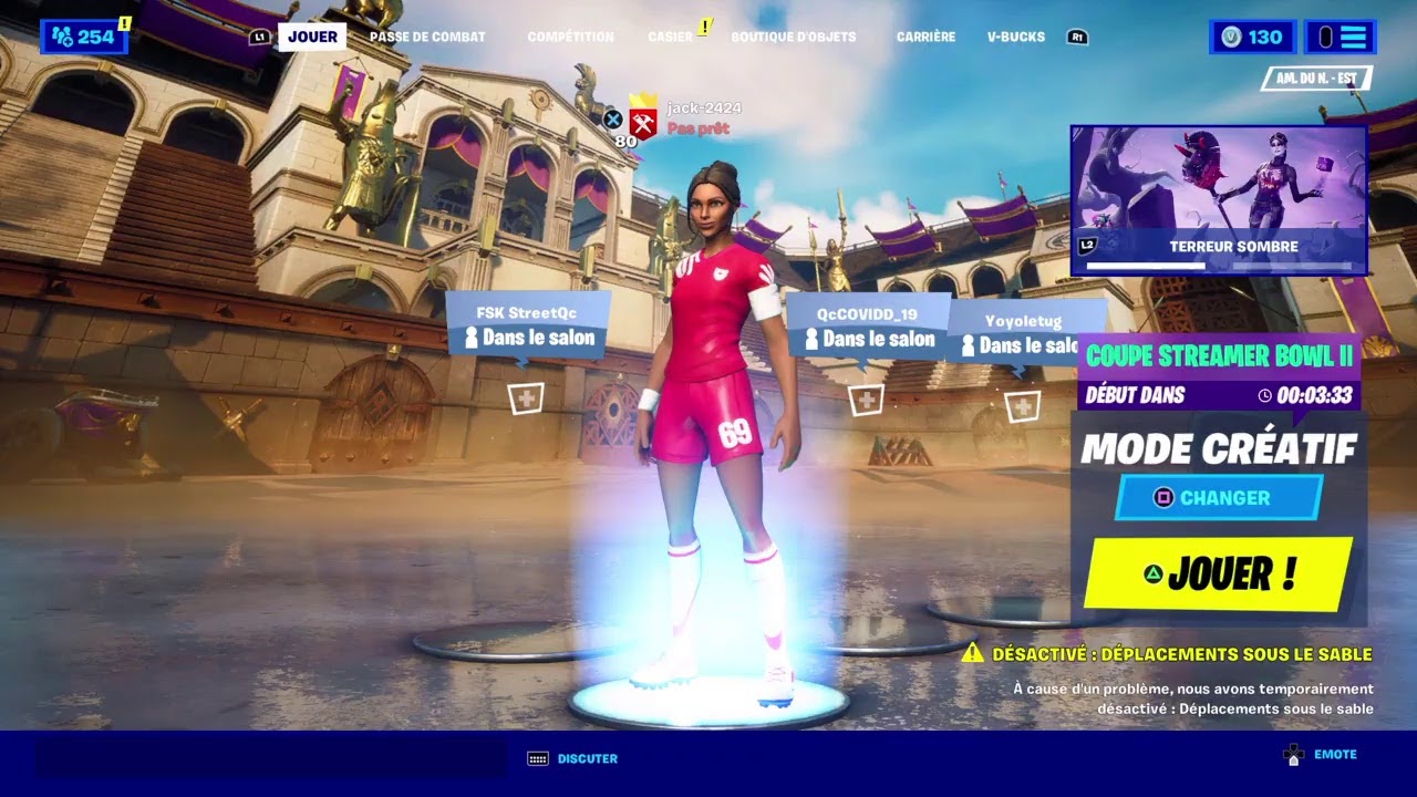 Tournoi streamer fortnite fr/qc - YouTube