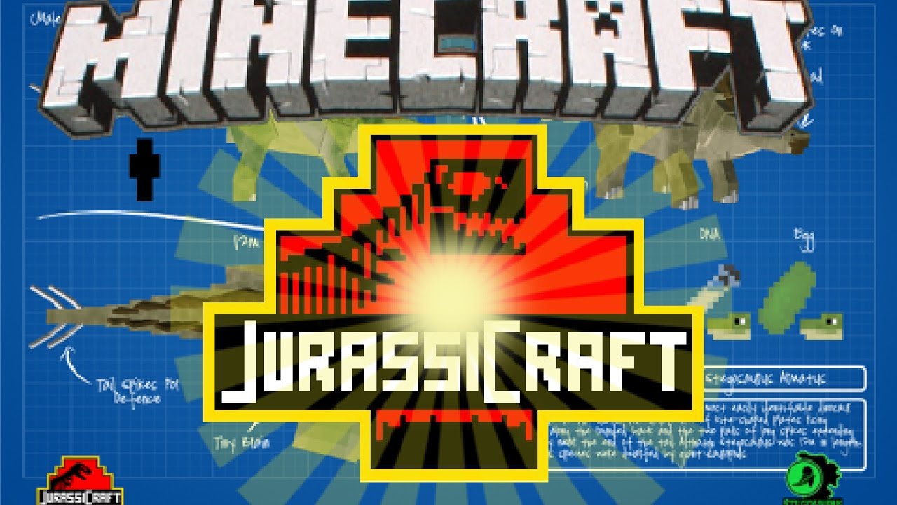 Minecraft | JurassiCraft Mod 1.11 - YouTube
