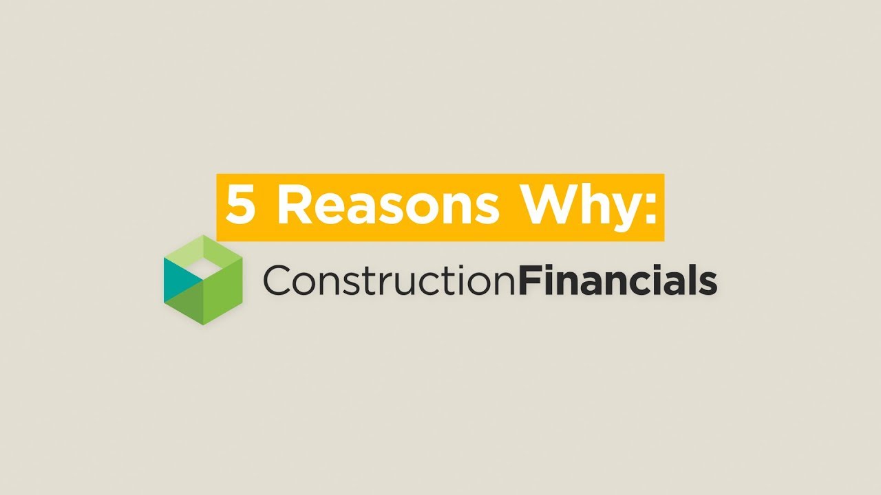 5 Reasons Why: Construction Financials with Procore - YouTube