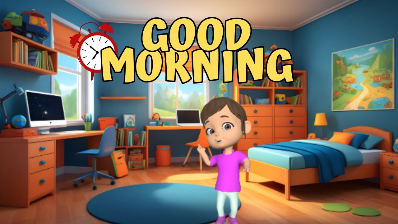 Good Morning Song | Kids Songs + Nursery Rhymes | song for kids with ...