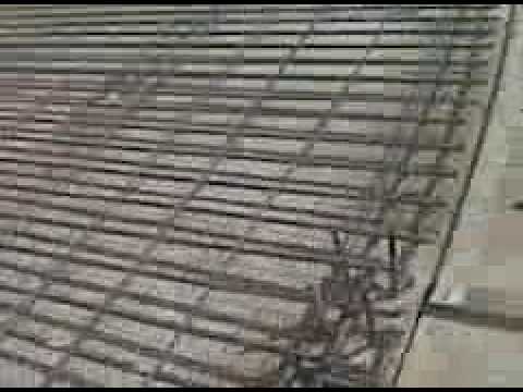 placing and tying reinforcing steel on Earth Sheltered Home in Illinois ...