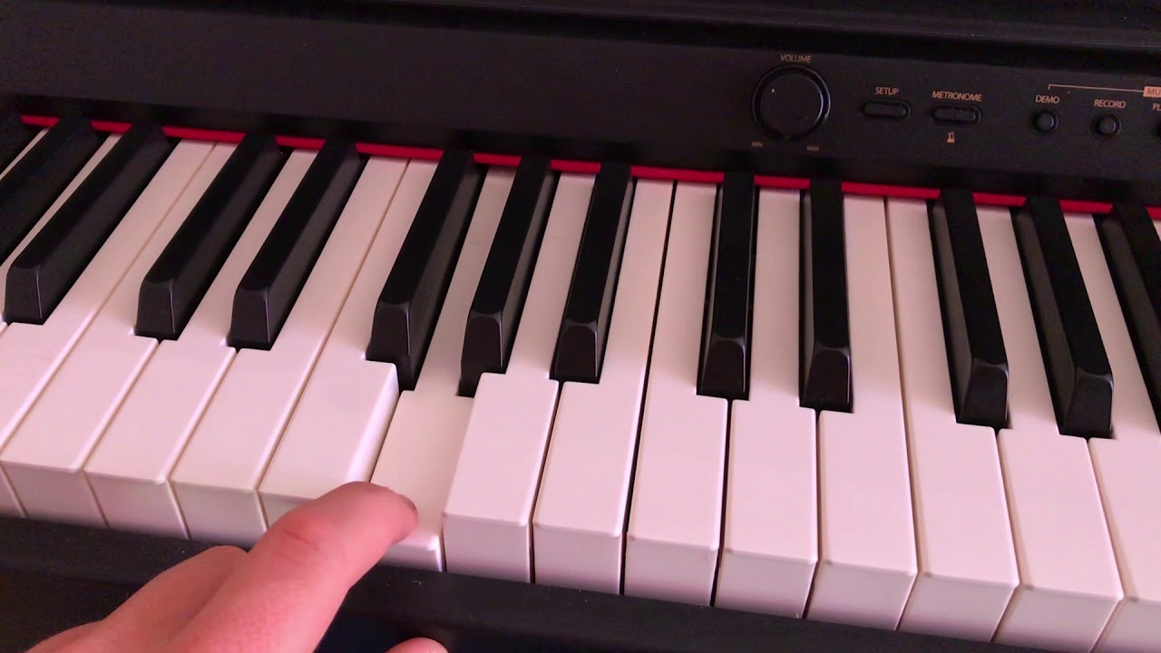 E Dur Tonleiter Klavier - YouTube