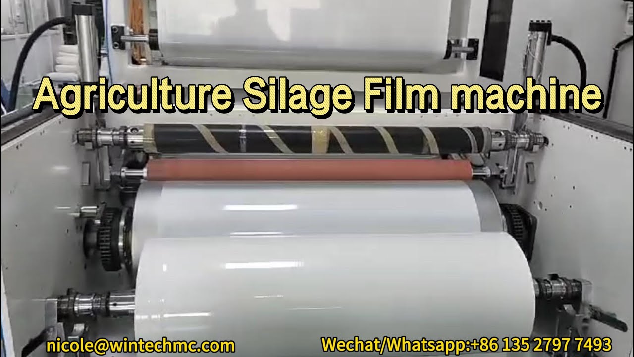 High tensile strength pe agriculture silage film machine, Grass ...