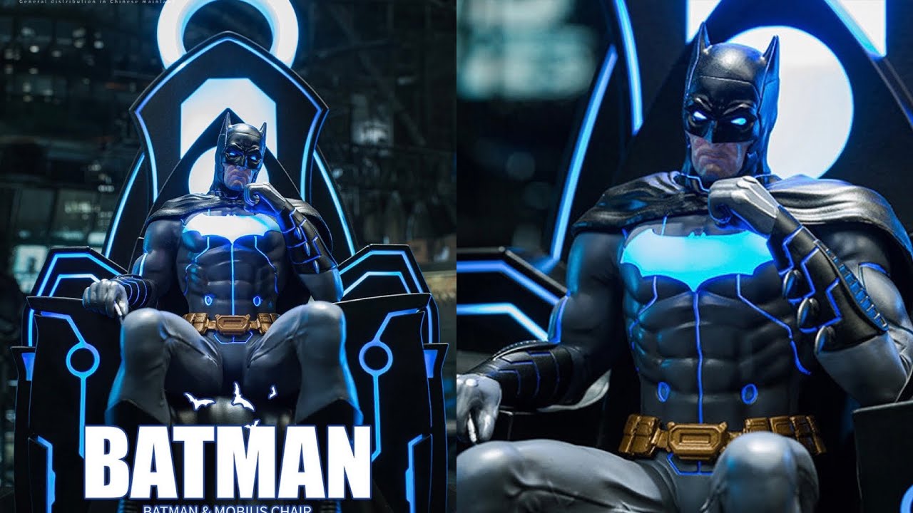 New BATMAN AND MOBIUS CHAIR 1/10 SCALE STATUE revealed preorder info ...