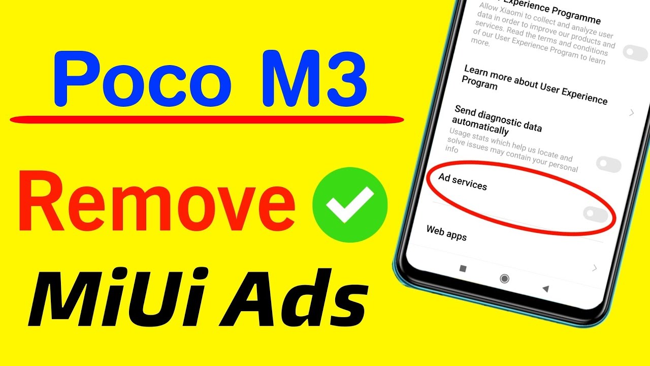How to Stop Ads in Poco M3 | Poco M3 Ads Problem Solve - YouTube