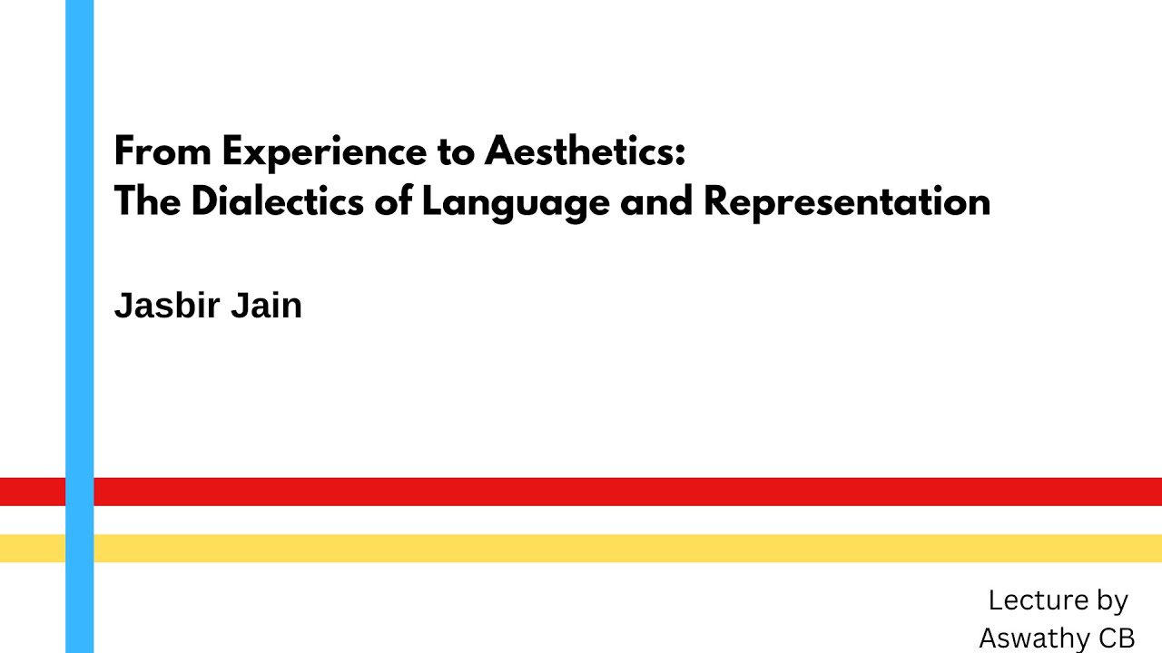 From Experience to Aesthetics The Dialectics of Language and ...