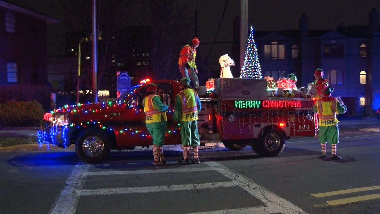 2017 Cliffside Park,NJ Fire Department Santa Run 12/8/17 - YouTube