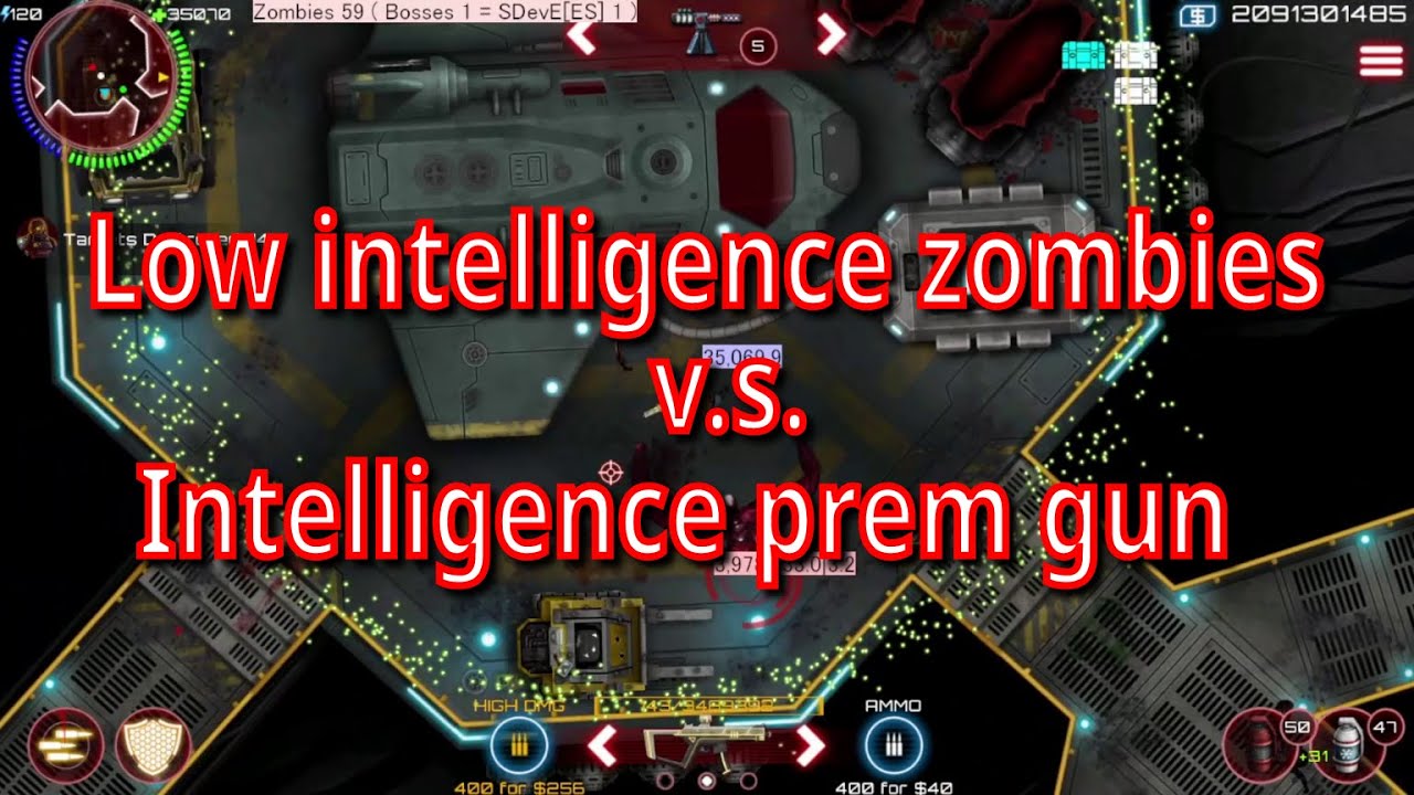 Low intelligence zombies v.s. Intelligence prem gun Banshee [SAS ...