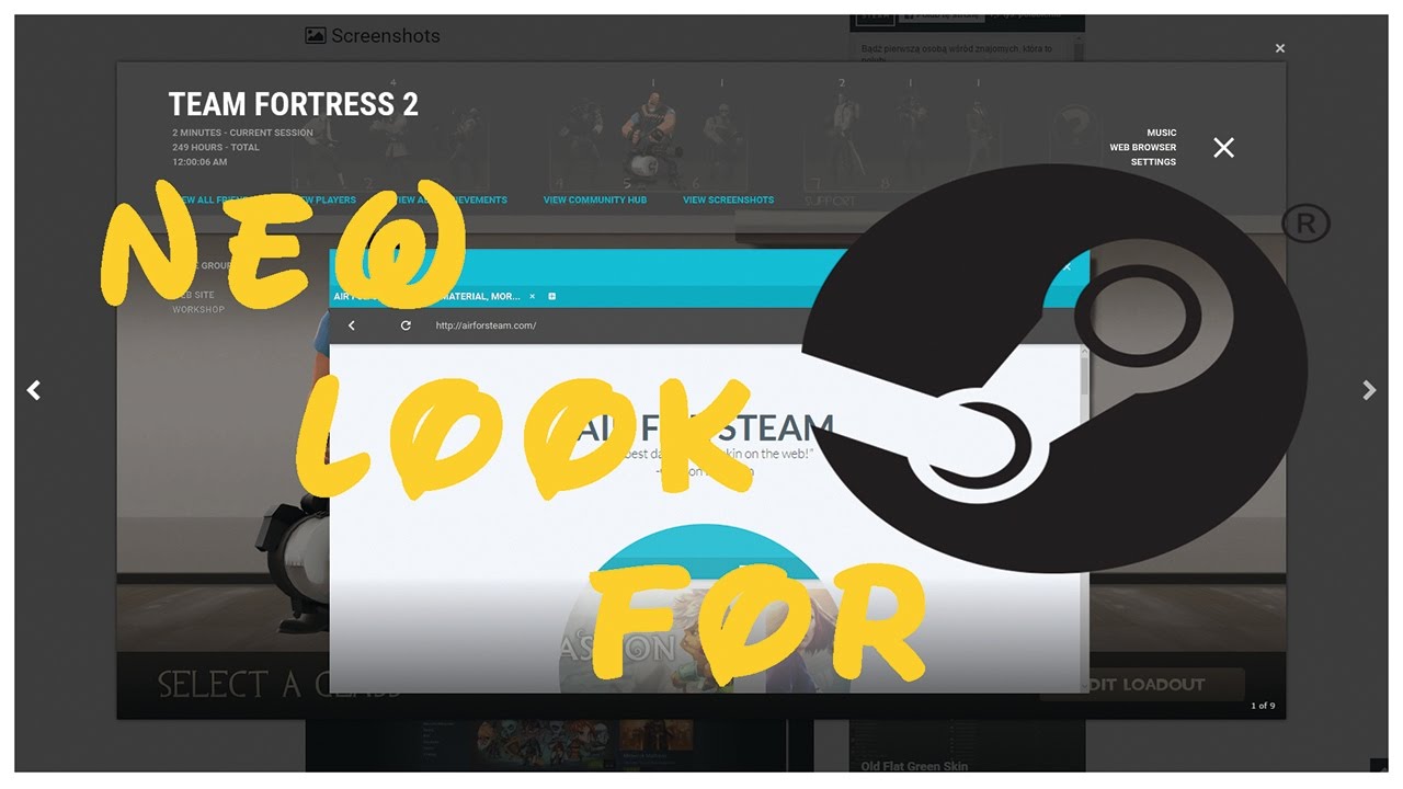 How to change Steam interface? - YouTube