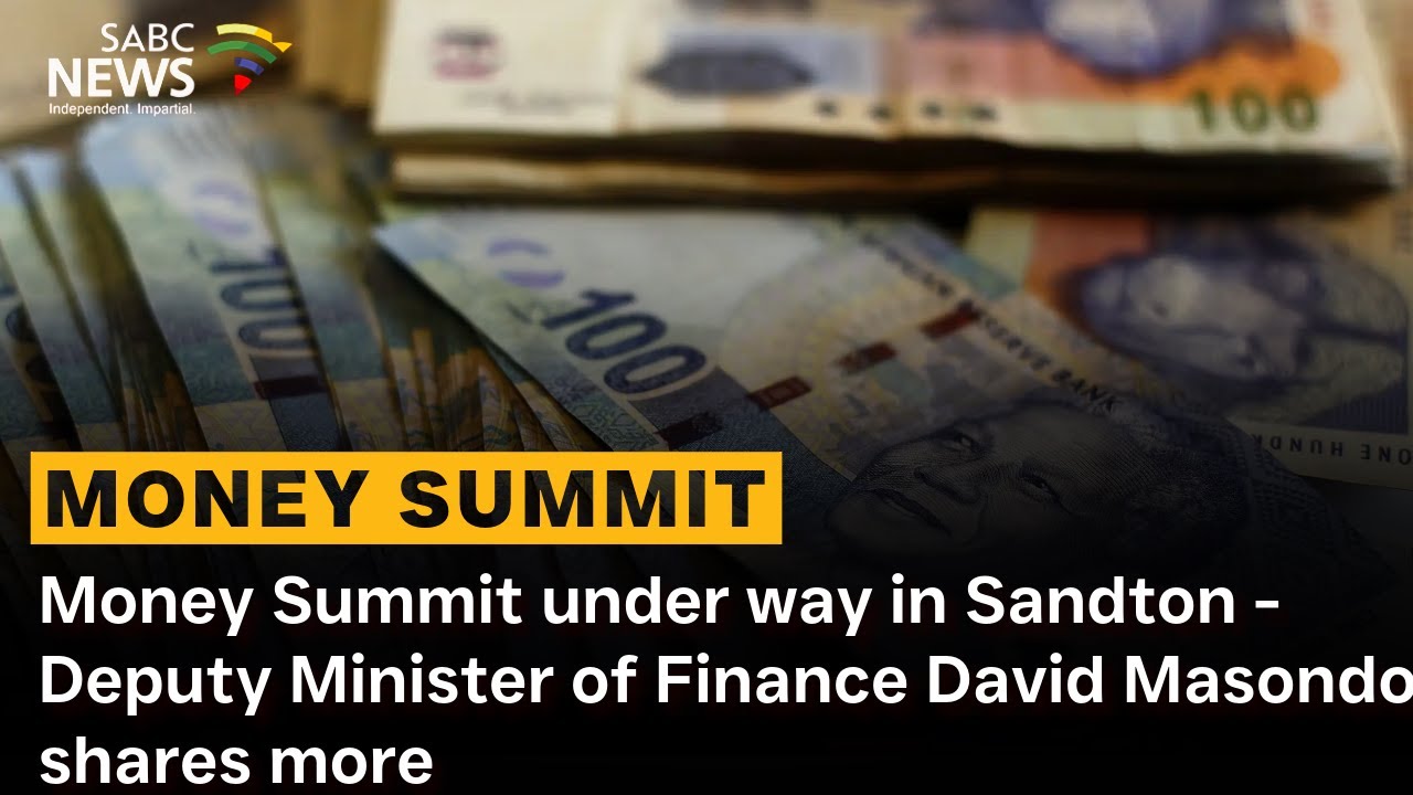 Money Summit under way in Sandton - Deputy Minister of Finance David ...
