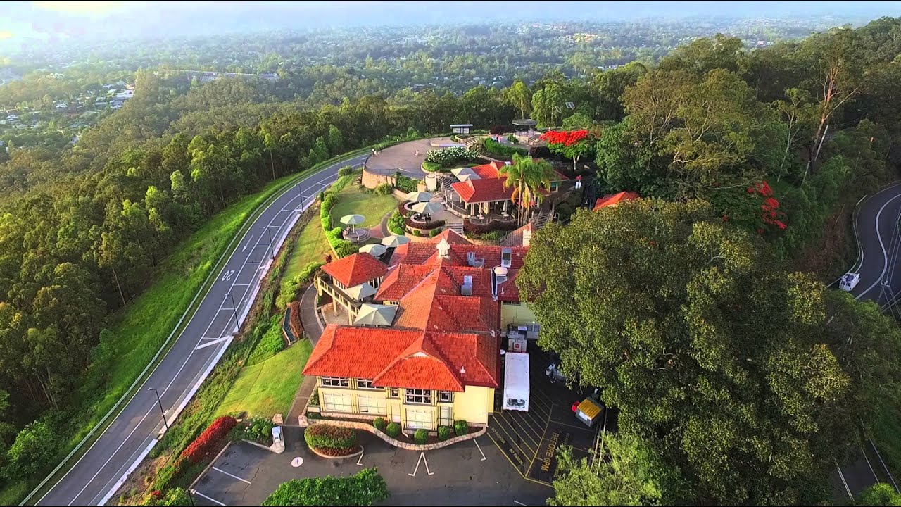 Views from above Mount Cootha - YouTube