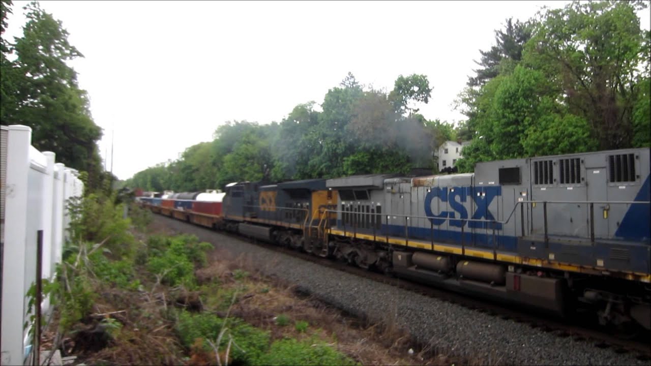 Railfanning CSX (5-11-13) with DIM, ES44AH, ES40DC, C40-8, AC4400CW, SD60, ES44AC, SD70MAC and ...