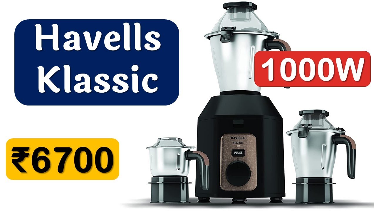 🔥Havells Klassic Review 1000W मिक्सर ग्राइंडर Havells Mixer Grinder ...