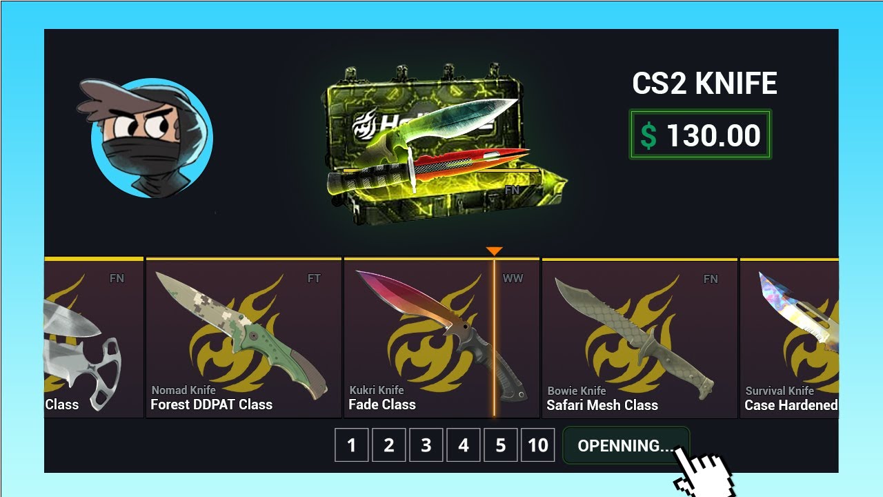 Opening an Only Knife Case on Hellcase... Was It Worth It? - YouTube
