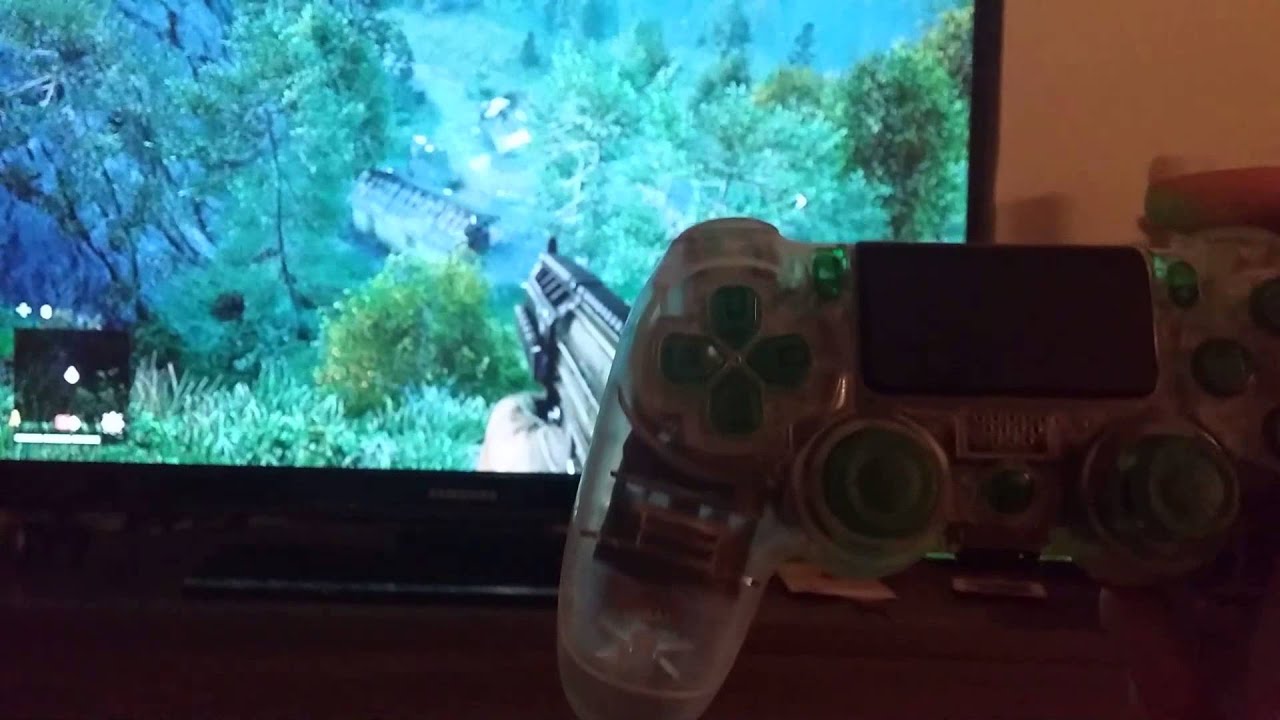 Rumble LED Mod PS4 Dualshock 4 controller - YouTube