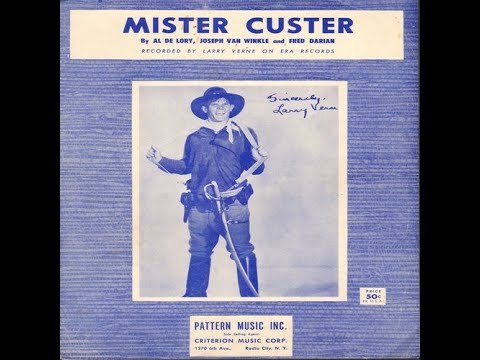 Larry Verne "Mr. Custer" - YouTube