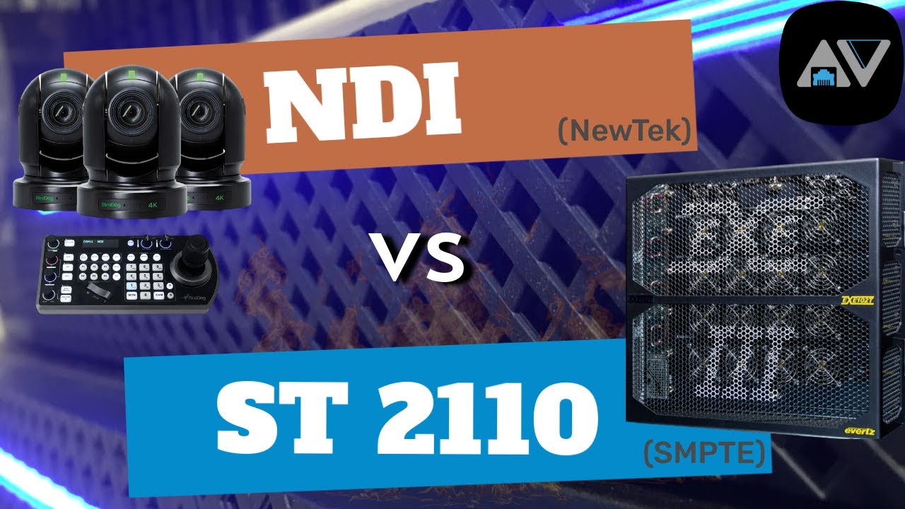 NDI vs SMPTE ST 2110 : Streaming Showdown - YouTube